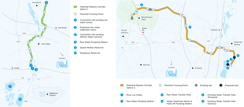 Water transfer projects - Thames Water Strategic Resource Options